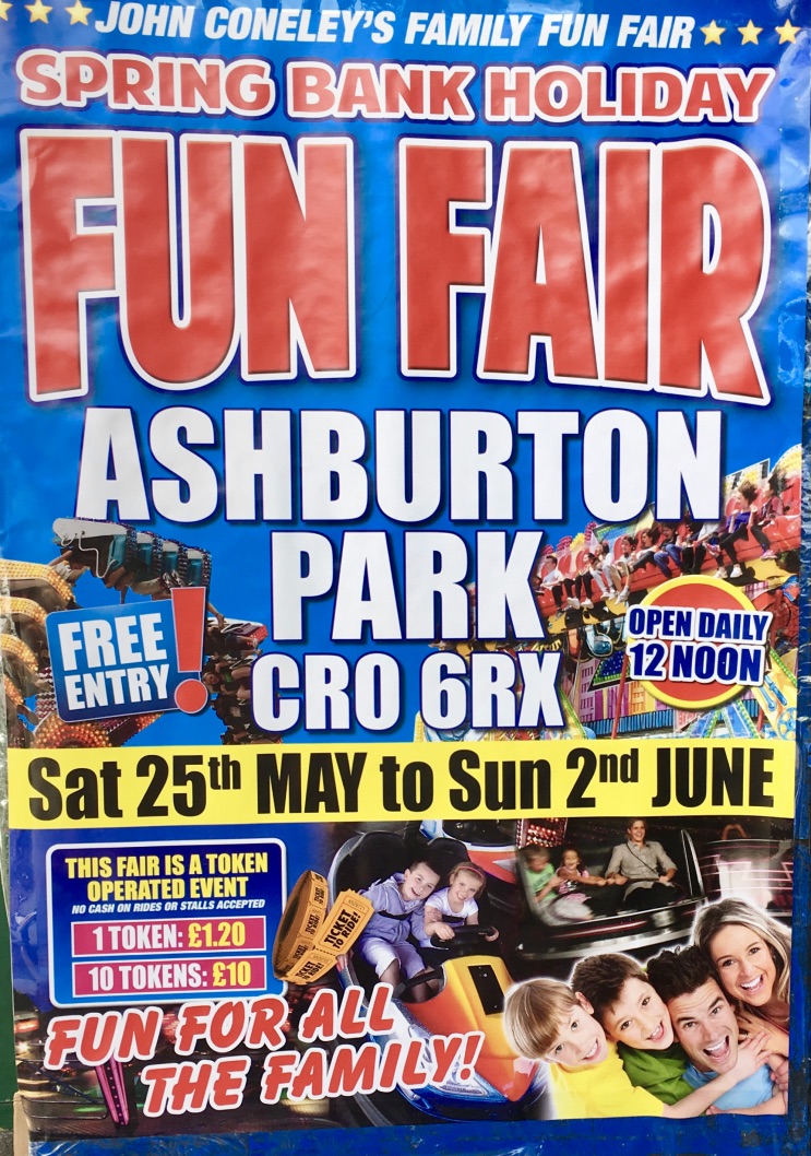 Fun Fair, from 12 noon daily until Sunday, 2 June 2019, Ashburton Park ...