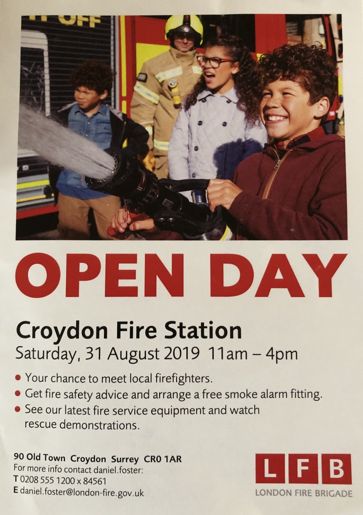 Croydon Fire Station Open Day, 11am-4pm Saturday 31 August, 90 Old Town ...