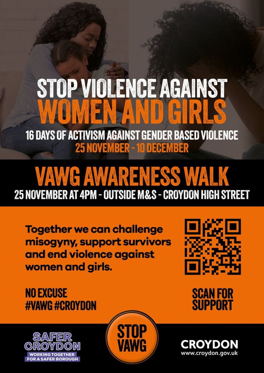 Stop violence against women & girls walk 4pm Monday, 25 November ...